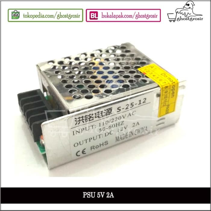 Jual psu power supply 12v 2a adaptor switching case besi | Shopee Indonesia