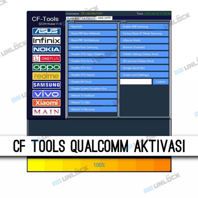 Jual AKTIVASI CF TOOLS QCOM / MTK MODULE REGISTRASI CF TOOL QUALCOMM MEDIATEK | Shopee Indonesia