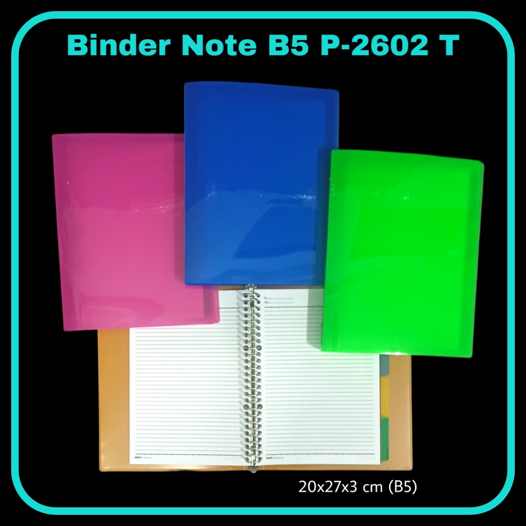 Jual SOS Binder Note GASTA B5-PP Cover Warna Polos / Bindernote / Buku ...