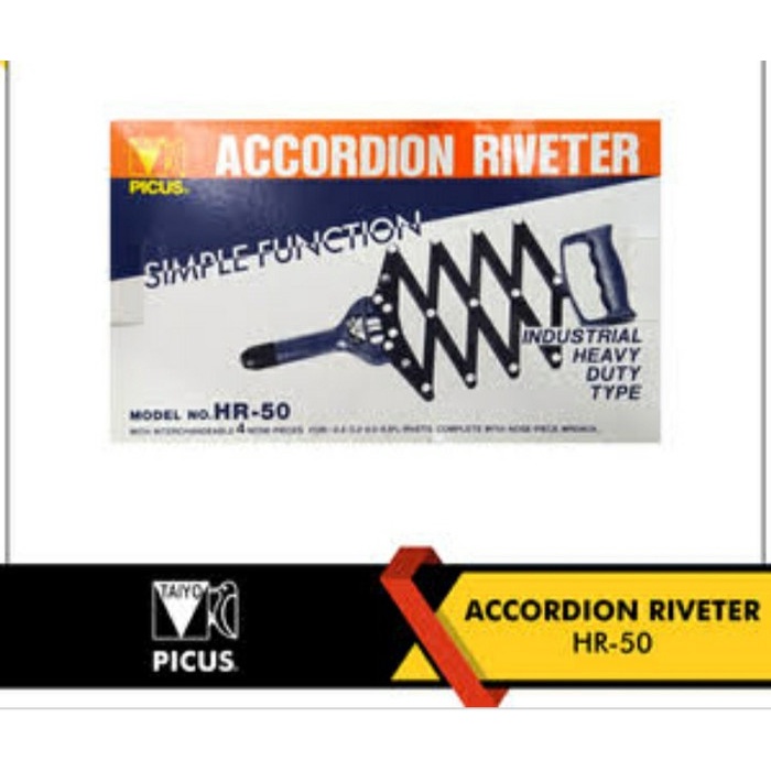 Jual HAND RIVETER FLEXIBEL PICUR HR-50 / HAND RIVET HARMONICA PICUS ...