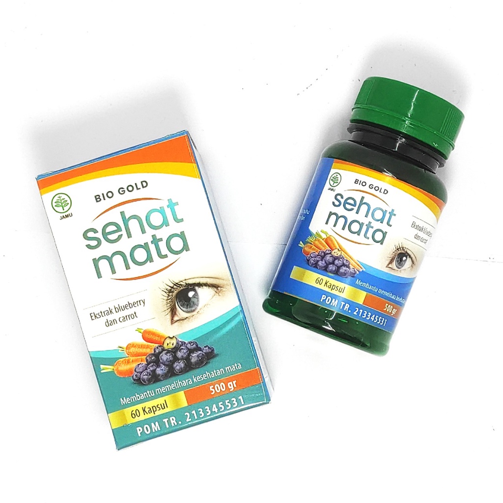 Jual Kapsul Sheat Mata Bio Gold Herbal Alami Nutrisi Kesehatan Mata ...