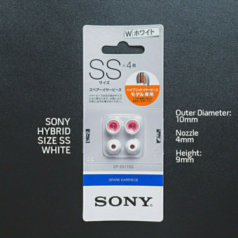 Jual [HARGA SEPASANG] SONY HYBRID Japan Original EX11 Eartips Earpiece ...