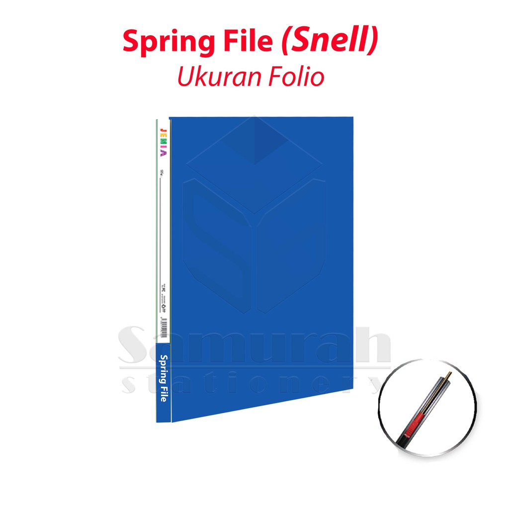 Jual Spring File Polos Ukuran Folio / Map Album Plastik Snell / Acco ...