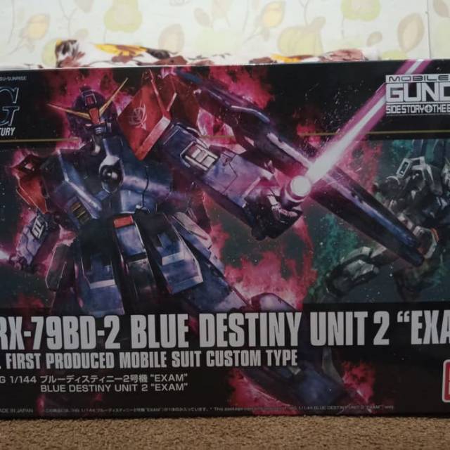 Jual Gundam MIB RX79BD-2 Blue Destiny Exam 2 | Shopee Indonesia