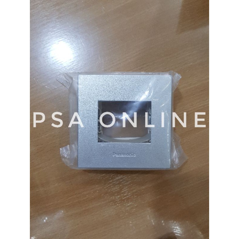Jual PANASONIC Frame 1 Gang 2 Device Style E Series Silver WESJ78029 ...