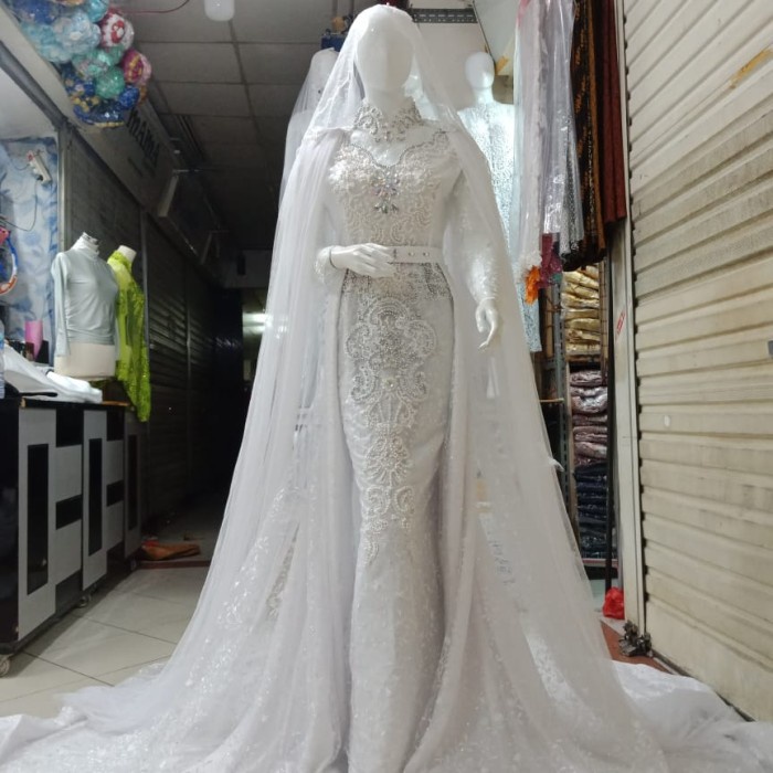 Jual Baju Pengantin Wedding Dress Muslimah Jawa India gaun pengantin ...