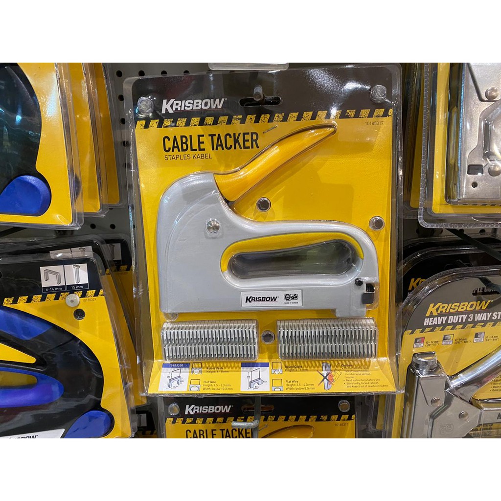 Jual Krisbow Stapler Cable Tacker | Shopee Indonesia