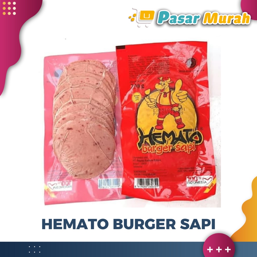 Jual HEMATO DAGING BURGER SAPI ISI 10 - DAGING BURGER | Shopee Indonesia