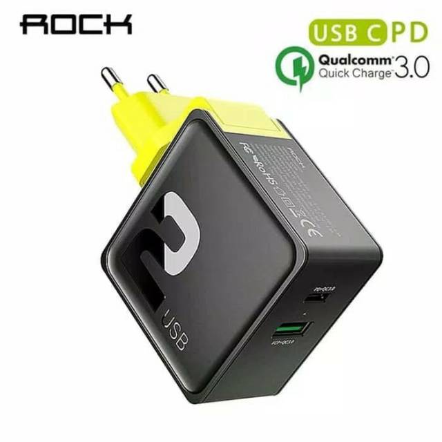 Jual Rock Sugar PD Travel Charger 2 Port | Shopee Indonesia