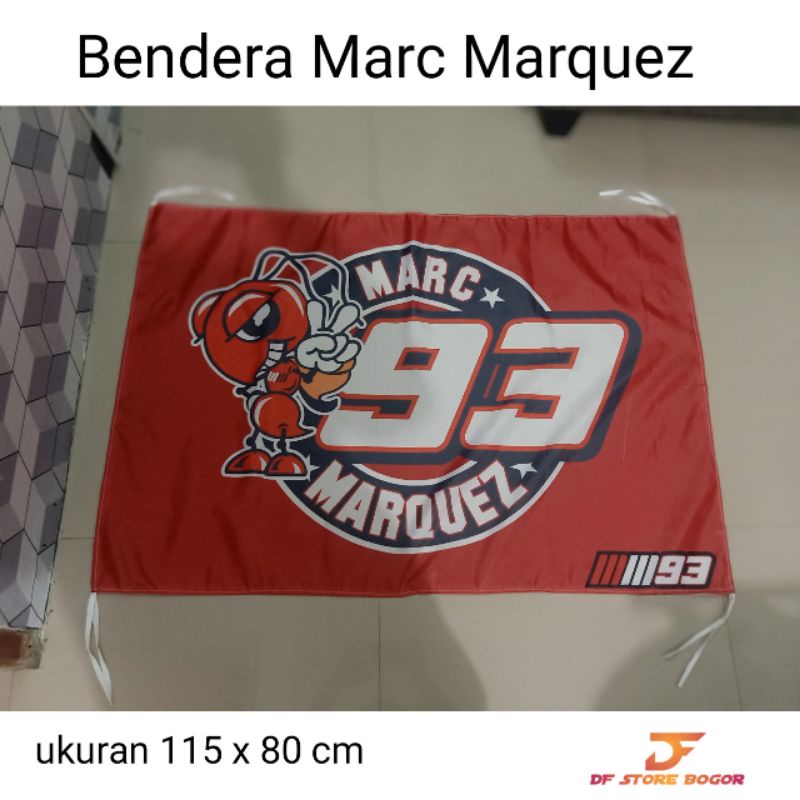 Jual Bendera Moto Gp marc marquez 93 flag besar | Shopee Indonesia