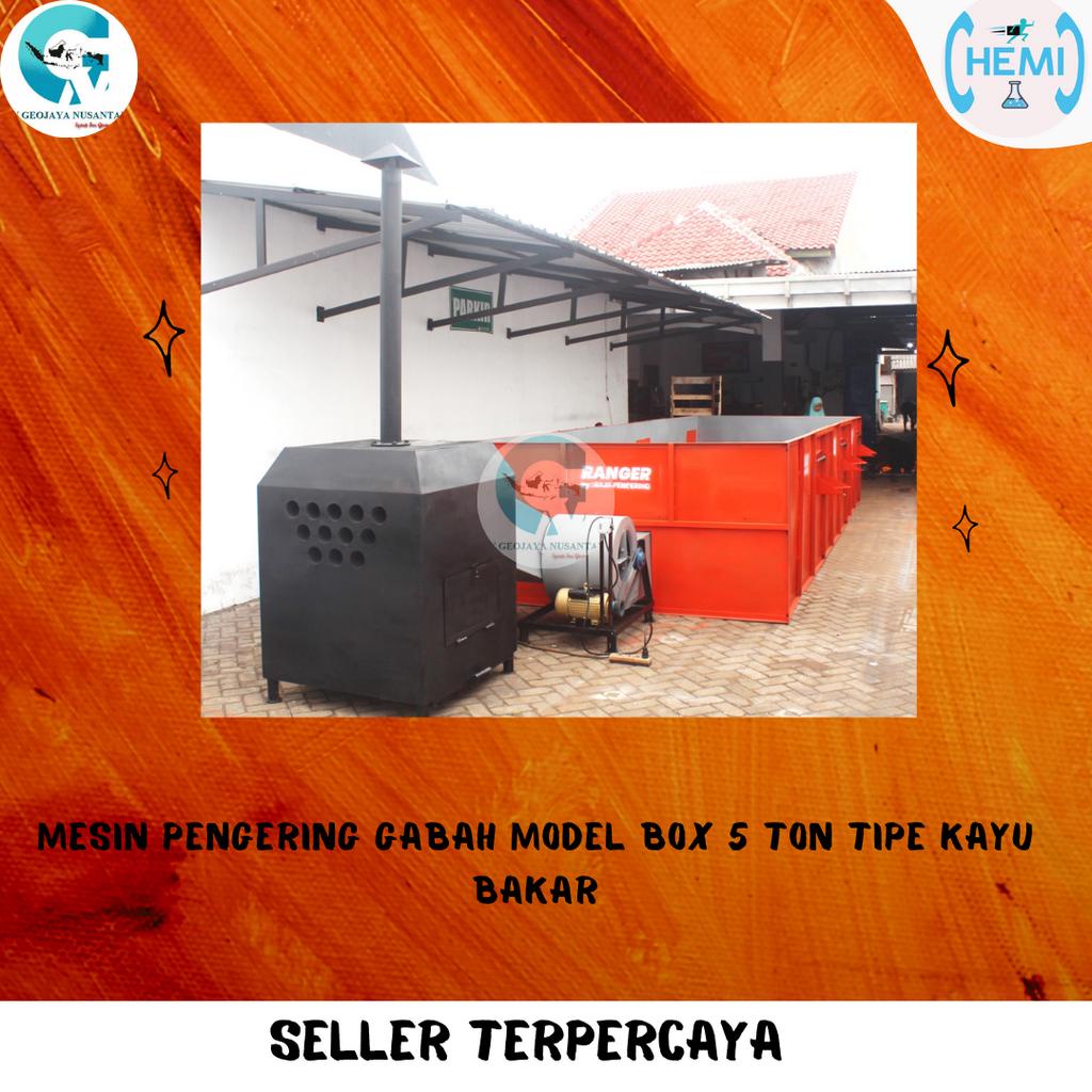 Jual MESIN PENGERING GABAH MODEL BOX 5 TON TIPE KAYU BAKAR (ECO ...