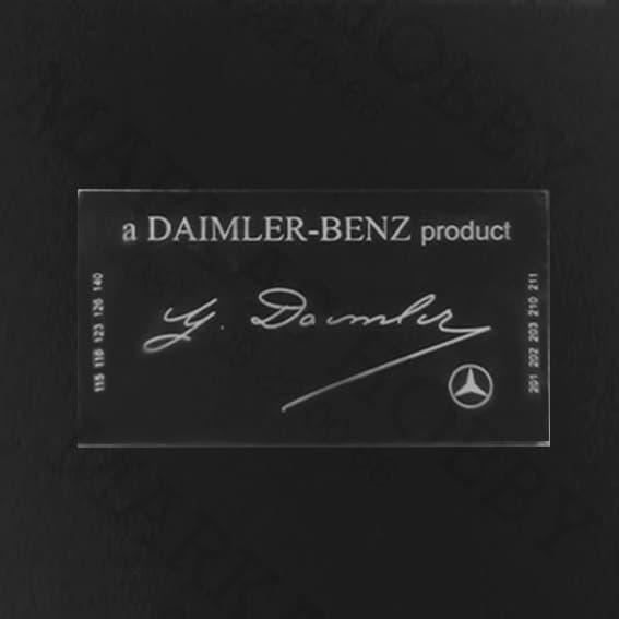 Jual Stiker / Sticker Mercedes Daimler Benz Quality Control Transparant ...