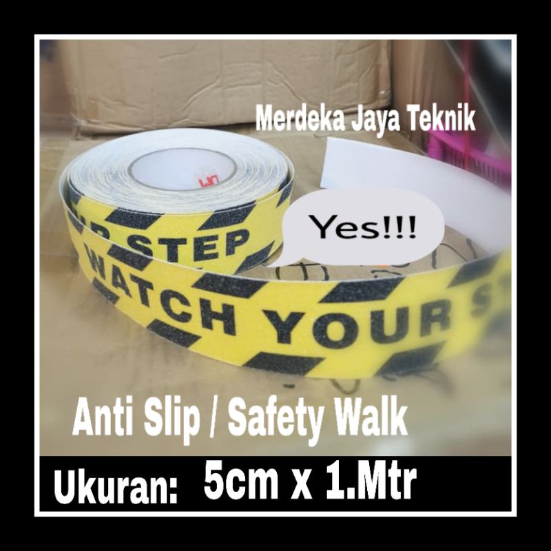 Jual Anti Slip Tangga Lakban Anti Licin Tangan Safety walk Isolasi Anti ...