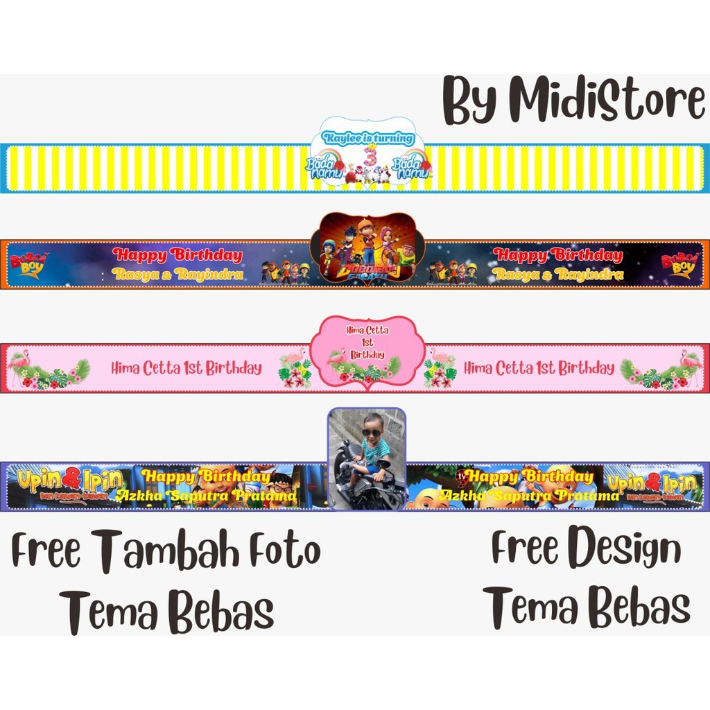 Jual STIKER DESSERT TABLE /TOPI/BENG-BENG/OREO/POCKY/KITKAT | Shopee ...