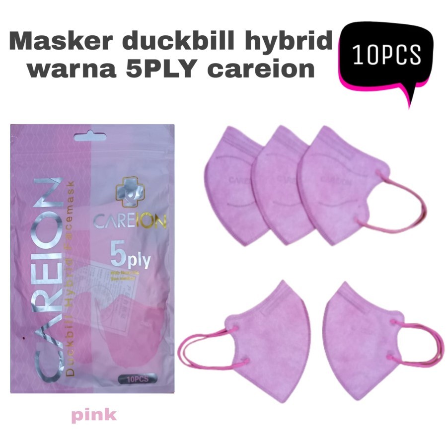 Jual MASKER EARLOOP KN95 PRO HYBRID / DUCKBILL HYBRID 5PLY ISI 10PC ...