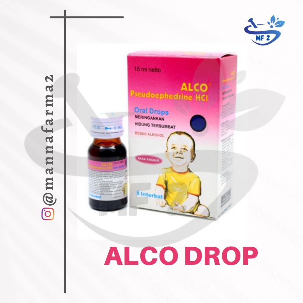 Jual ALCO DROP (PSEUDOEFEDRINE HCL) 15 ML | Shopee Indonesia