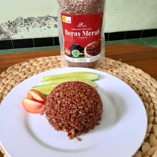 Jual Beras merah organik 1 kg | Shopee Indonesia
