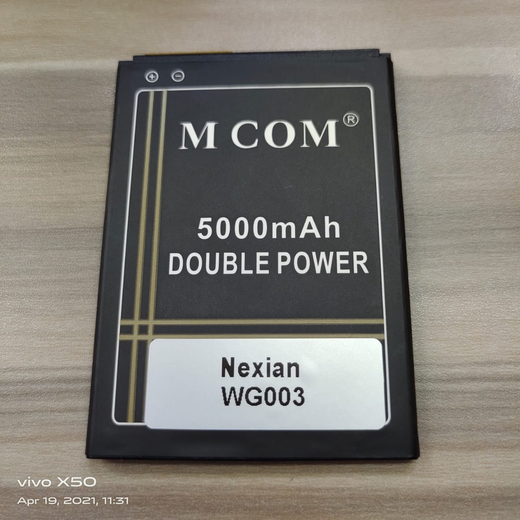 Jual MCOM TERBARU - Baterai MCOM NEXIAN HELIOS Mi531 - WG003 - Original Batrai Batre Battre ...