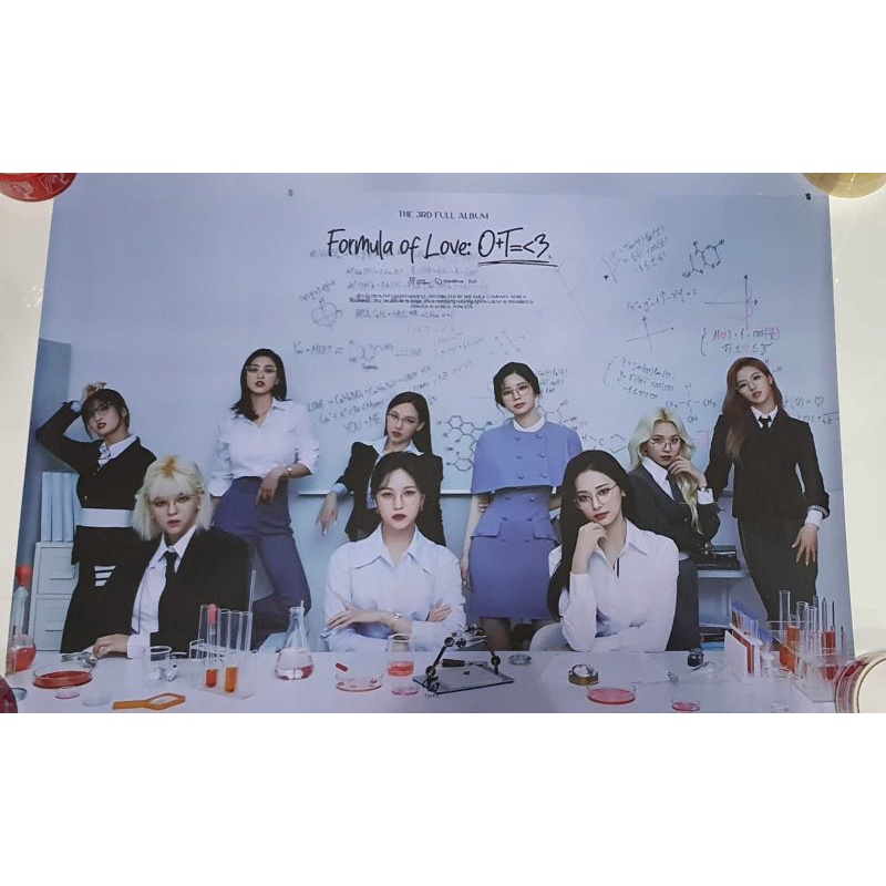 Jual TWICE POSTER OFFICIAL PART.2 ( Formula Of Love / Taste Of Love ...