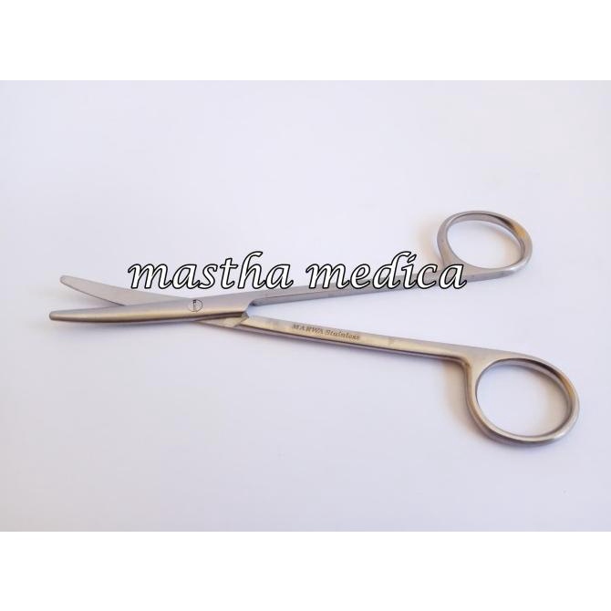 Jual Gunting Jaringan Operasi Metzenbaum Bengkok Lengkung 14cm 14 cm ...