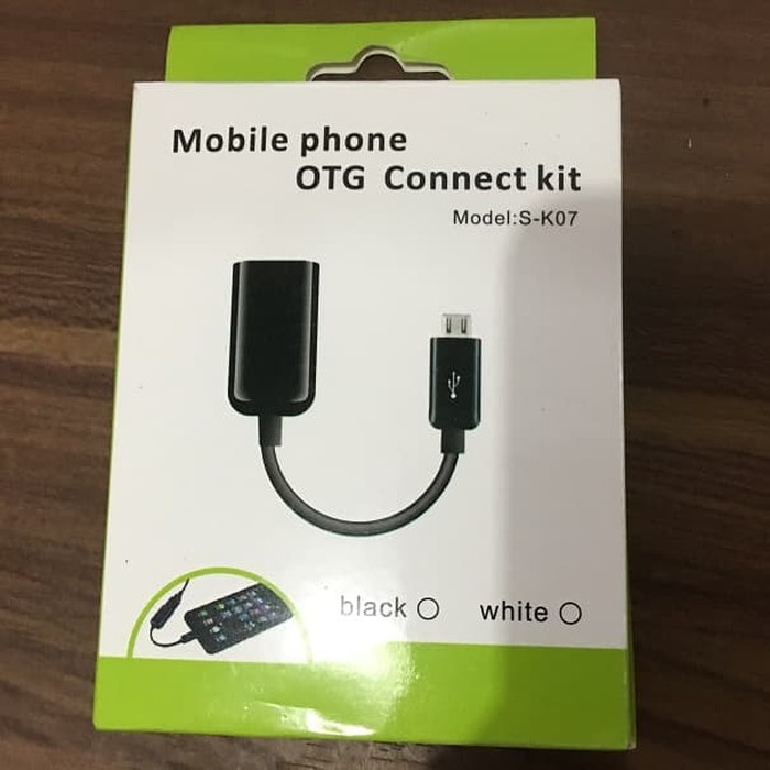 Jual Kabel OTG Connect Hitam Sambung USB FLashdisk ke HP Handphone ...