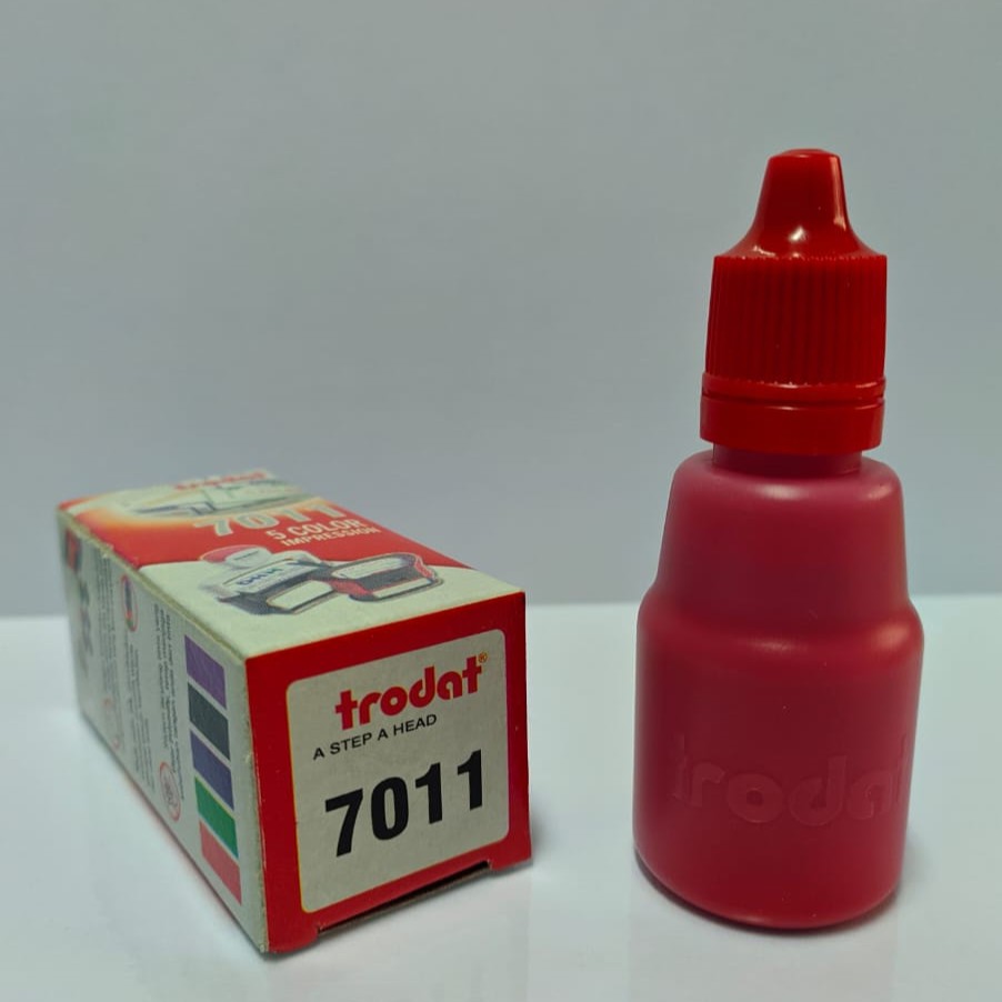 Jual Tinta Stempel Trodat 7011 Warna Merah | Shopee Indonesia