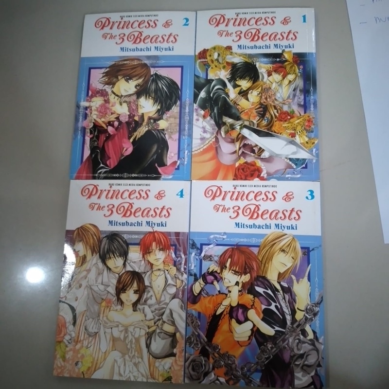 Jual Komik Princess and the 3 Beast Vol 1-4 SET | Shopee Indonesia