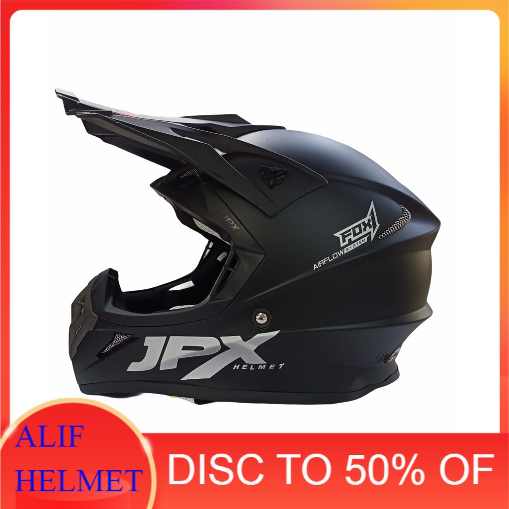 Jual Helm JPX cross/helm trill/helm black doff/helm berstandar SNI/helm ...