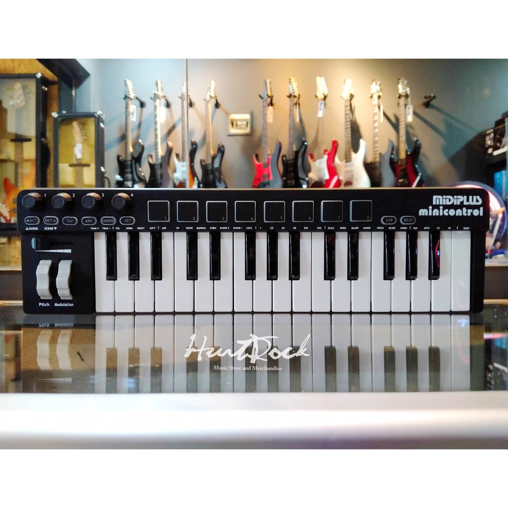 Jual MidiPlus Minicontrol 32 USB MIDI Controller Mini 32 Keys Black ...