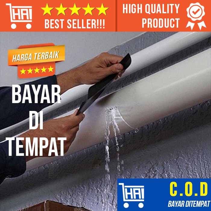 Jual LAKBAN TAPE PENAMBAL BOCOR ANTI AIR KEBOCORAN PIPA SELANG EMBER ...
