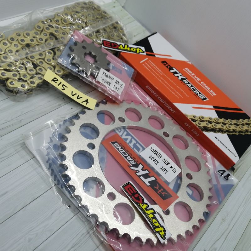 Jual Gear FULL SET R15 V3 TK RACING MT15 VIXION R VVA R15VVA NEW GER ...