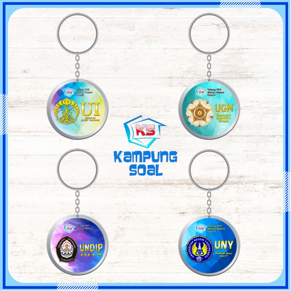 Jual Merchandise Eksklusif Kampus UI UGM UNDIP UNY by Kampung Soal ...