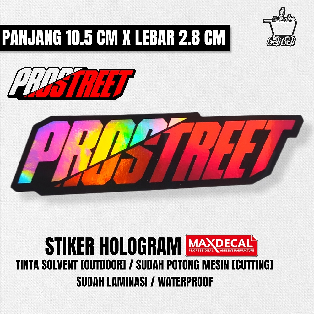 Jual stiker prostreet terbaru / stiker bengkel lengkap / stiker racing ...