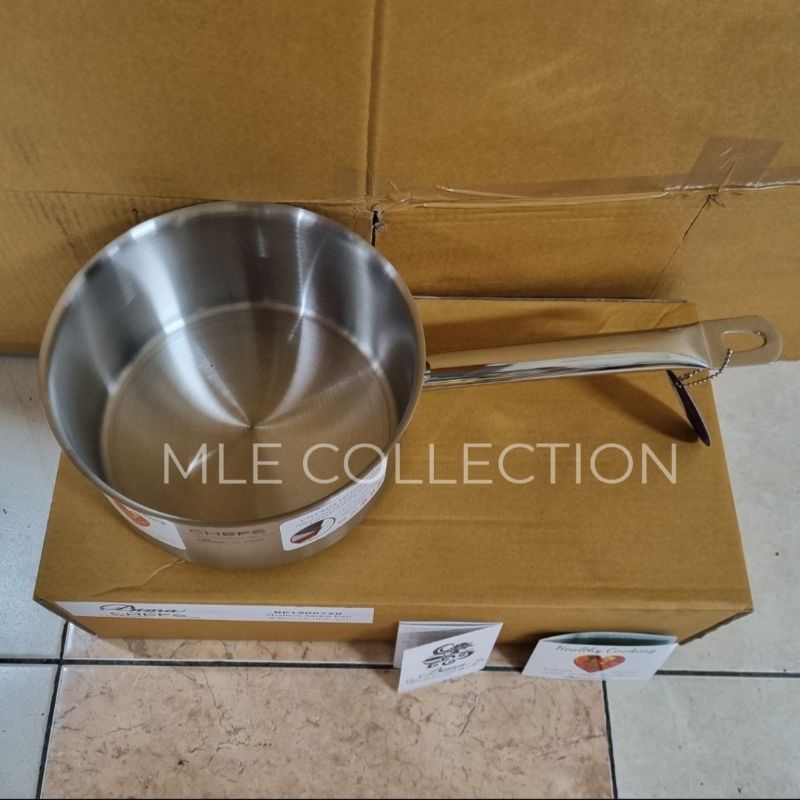Jual SAUCEPAN BIMA CHEFS SHALLOW 20 CM / PANCI STAINLESS / PANCI ...