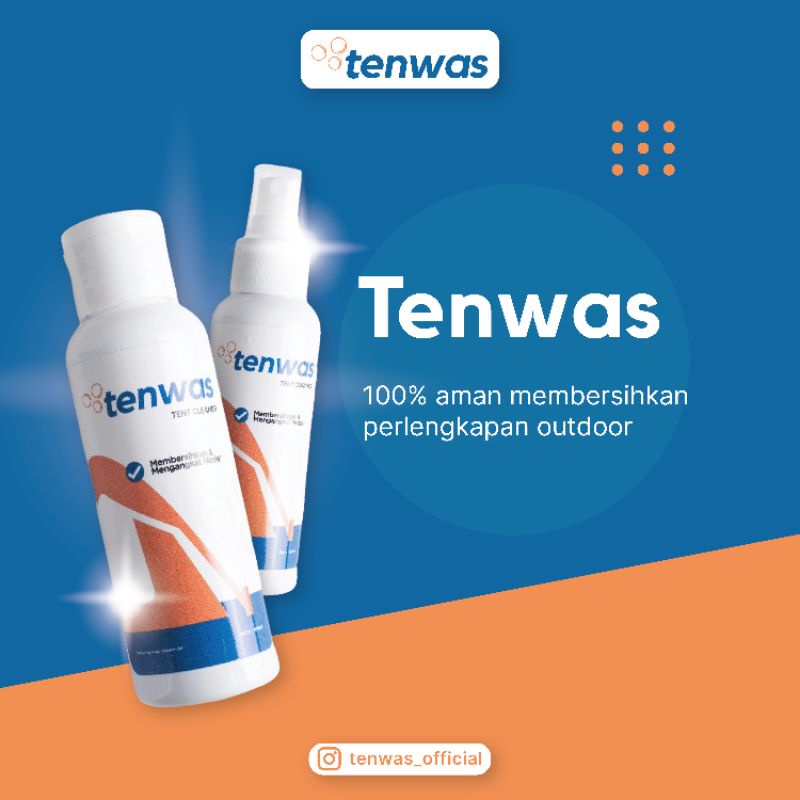 Jual Tenwas Tent Cleaner Spray Flat Liquid Cairan Pembersih Tenda ...