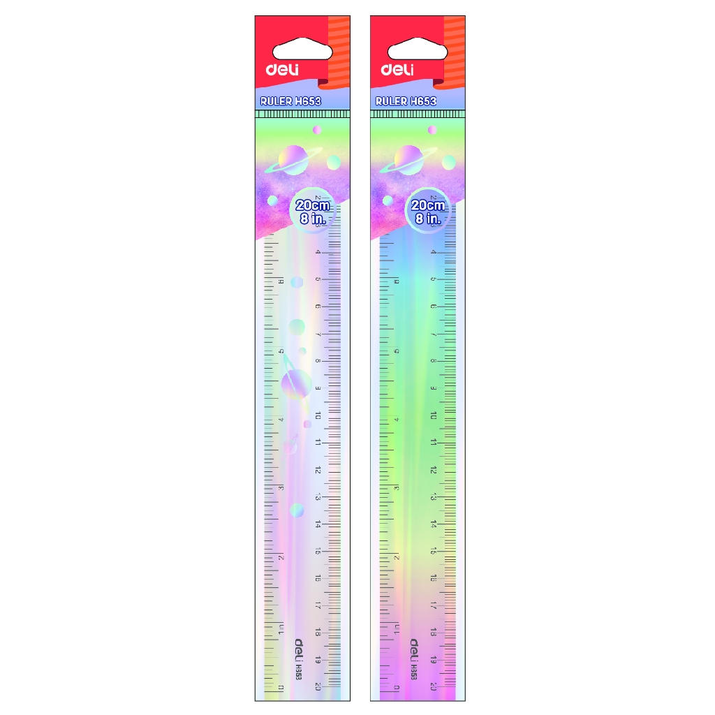 Jual Deli Penggaris Twistable and Hard dengan Bahan Eco-PVC Tahan Pecah ...