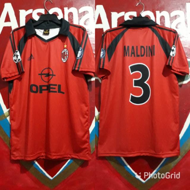 Jersey Ac Milan Tahun 2001 2001 02 Authentic Adidas AC Milan Third Kit