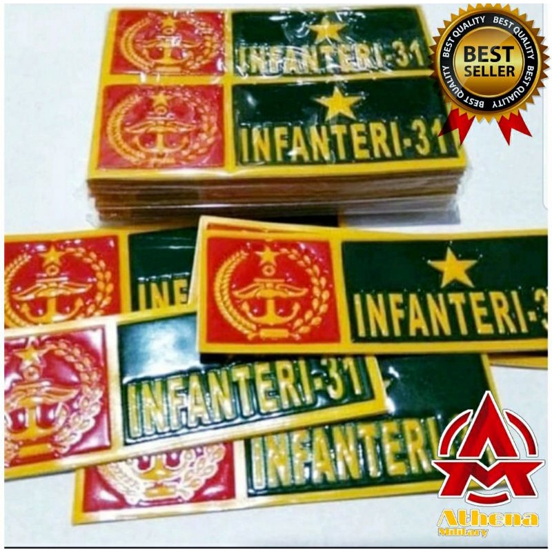 Jual Stiker Infanteri | Stiker Plat INFANTERI| Stiker TNI | stiker ...