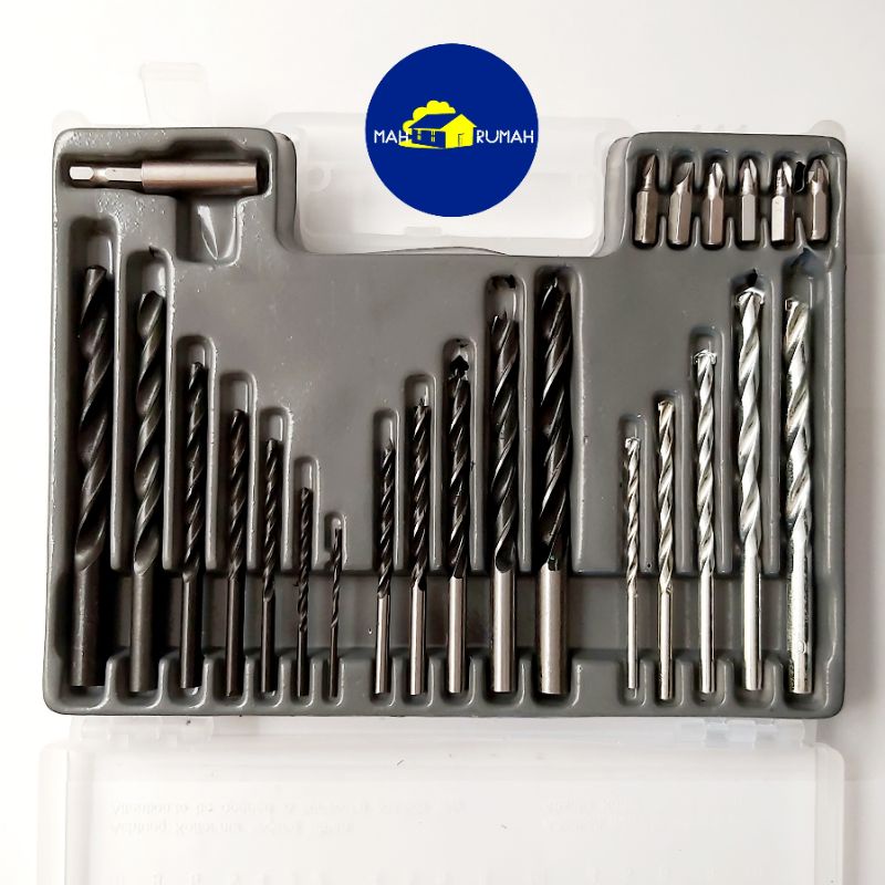 Jual Mata Bor Kayu Besi Beton Obeng Fisher PISER 300Pcs 300 pcs SET ...