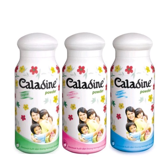 Jual Caladine Powder Original 60 gr, 100 gr, 220 gr, Active Fresh 220 ...