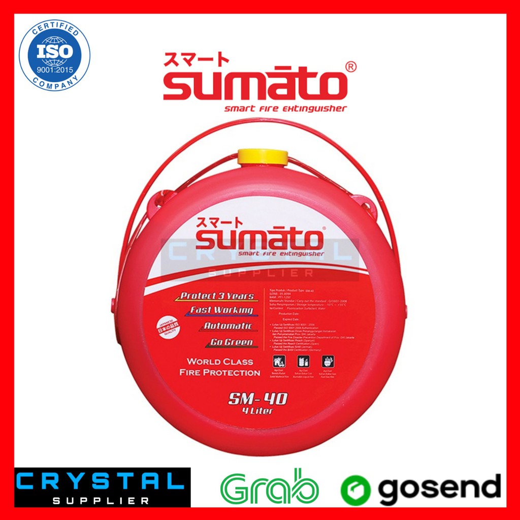 Jual ALAT PEMADAM API SUMATO SM-40 Otomatis / APAR KEBAKARAN SM40 | Shopee Indonesia