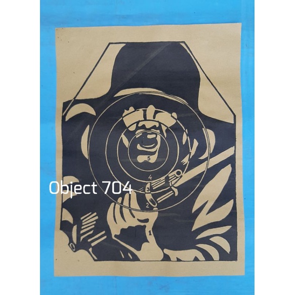 Jual Sasaran Tembak Dada Nomor 1 2 3 4 5, (Minimum Pembelian 10 Pcs) dan Sasaran Tembak Dada ...