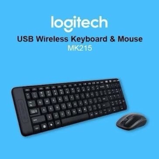 Jual Logitech MK-215 2.4 GHz Wireless Receiver Combo (Paket Keyboard ...