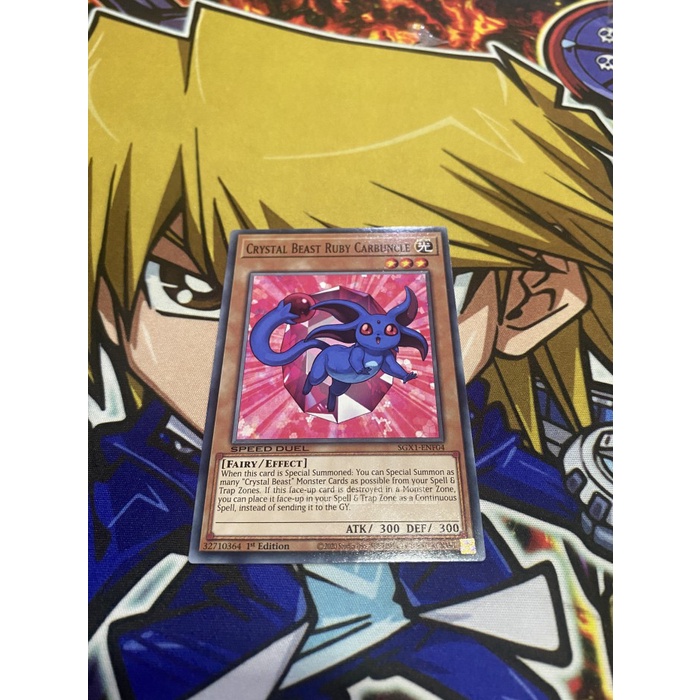 Jual Crystal Beast Ruby Carbuncle YUGIOH TCG Speed Duel GX | Shopee ...