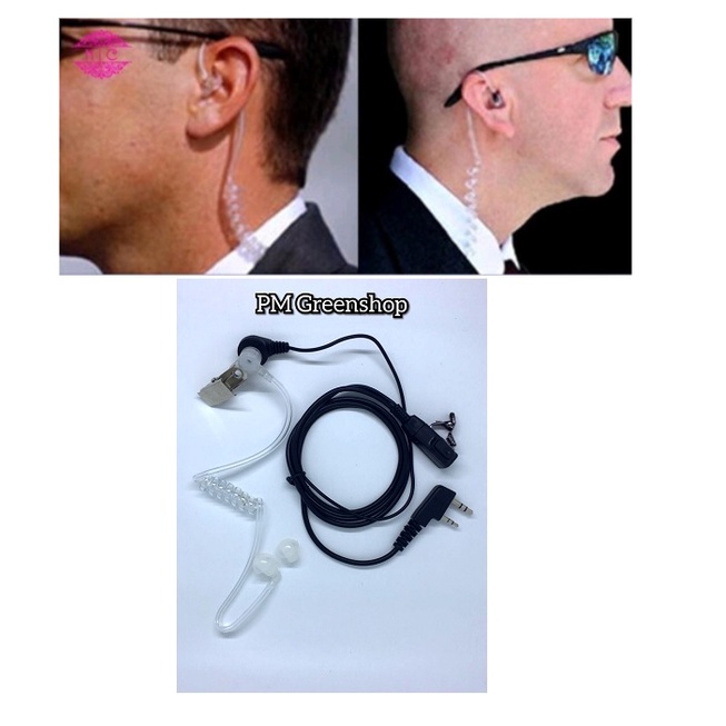 Jual Headset HT WLN FBI Tube Spiral paspampres WLAN Earphone | Shopee ...