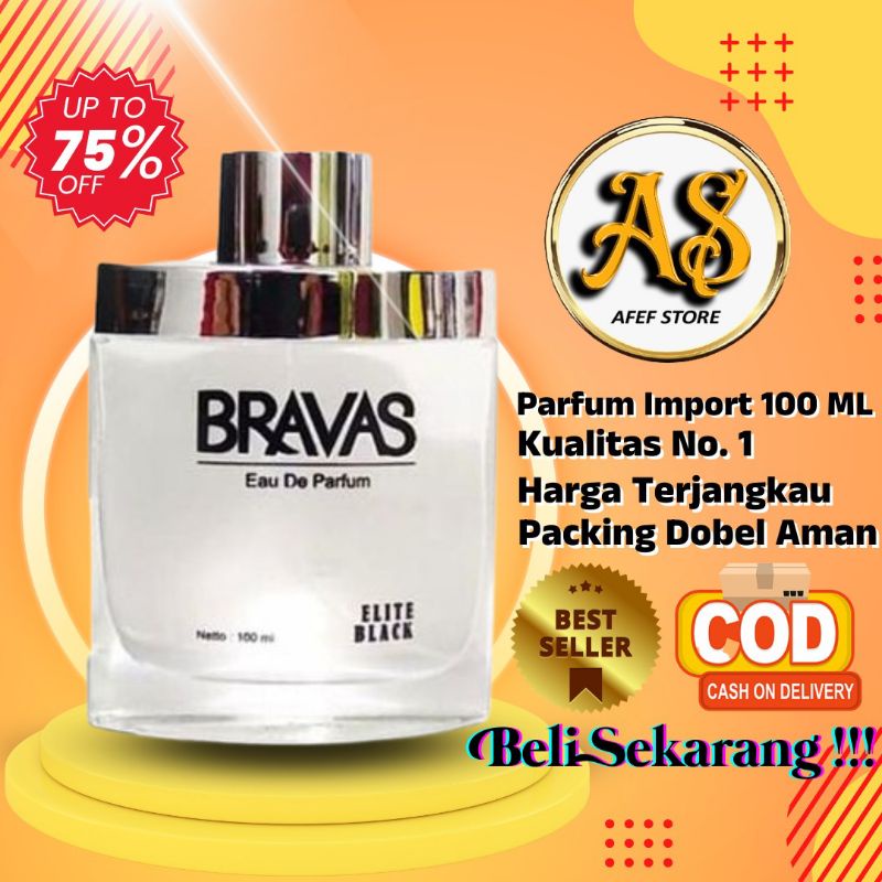 Jual Bravas Elite Parfum EDP 100ml - Hitam | Shopee Indonesia