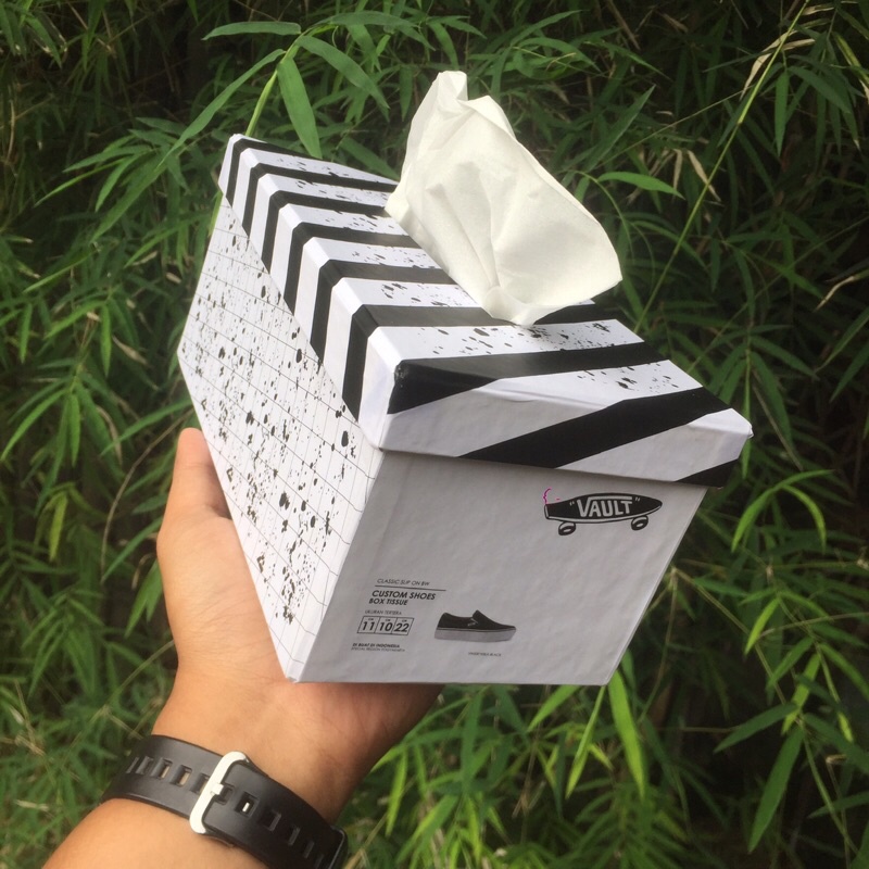 Jual custom box tissue vans vault | Shopee Indonesia