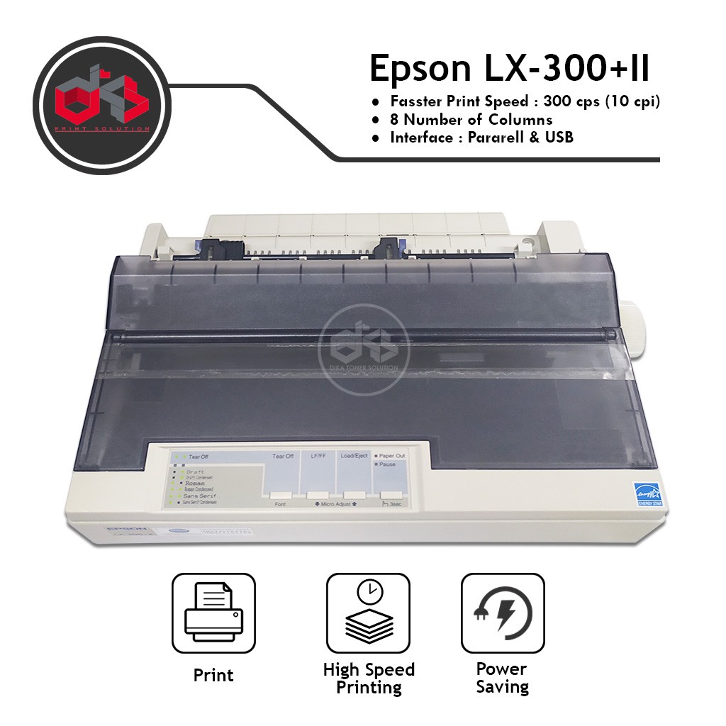 Jual Epson lx300 plus 2 dotmatrix buat cetak nota invoice dll | Shopee Indonesia