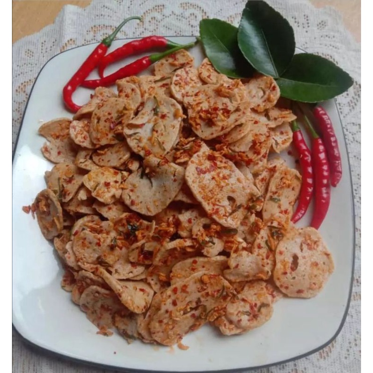 Jual [CEMILAN IBANK] Basreng Daun Jeruk || Makaroni Daun Jeruk || Rasa ...