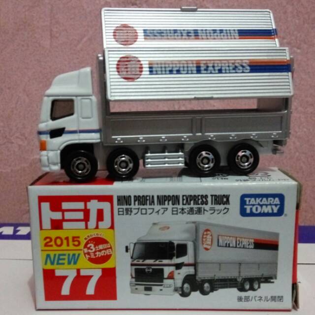 Jual Tomica 77 hino profia nippon express truck miniatur Diecast alat ...